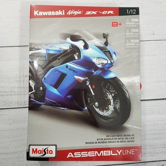 Maisto | Toys | Maisto Assembly Line Kawasaki Ninja Zx6r 12 Scale ...